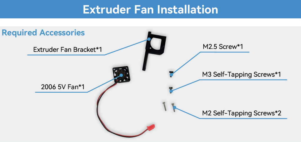 Q1 Pro Extruder Fan Installation | QIDI Tech