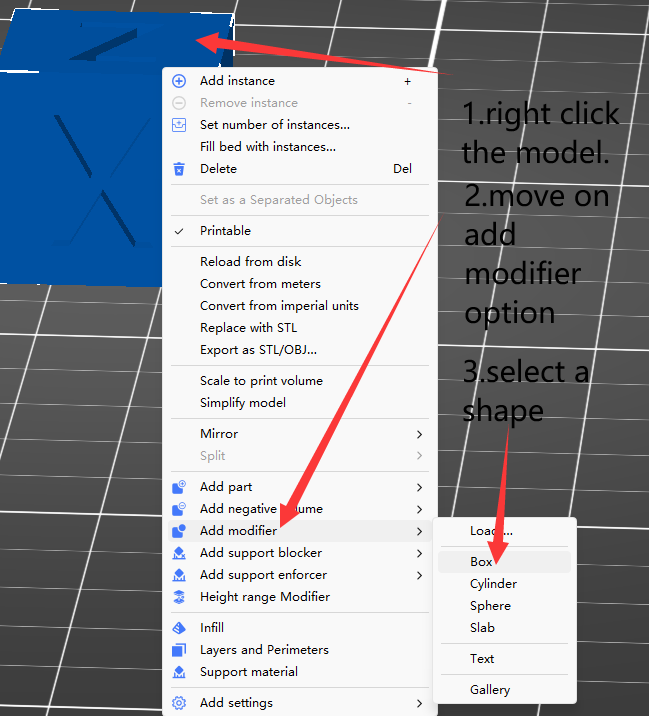 Modifier Object | QIDI Tech